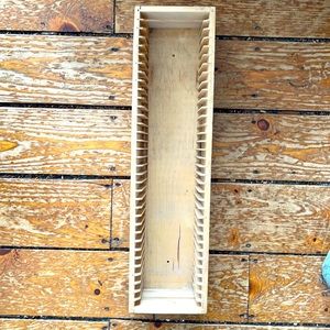 Vintage | Media | Cd Storage Rustic Wooden Crate Shelf Box | Poshmark
